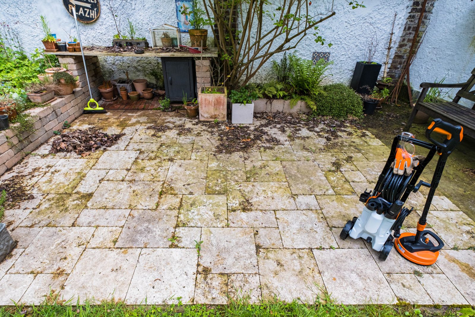 Wunderschãne Terrassenplatten Reinigen Mit Cola Fotos
